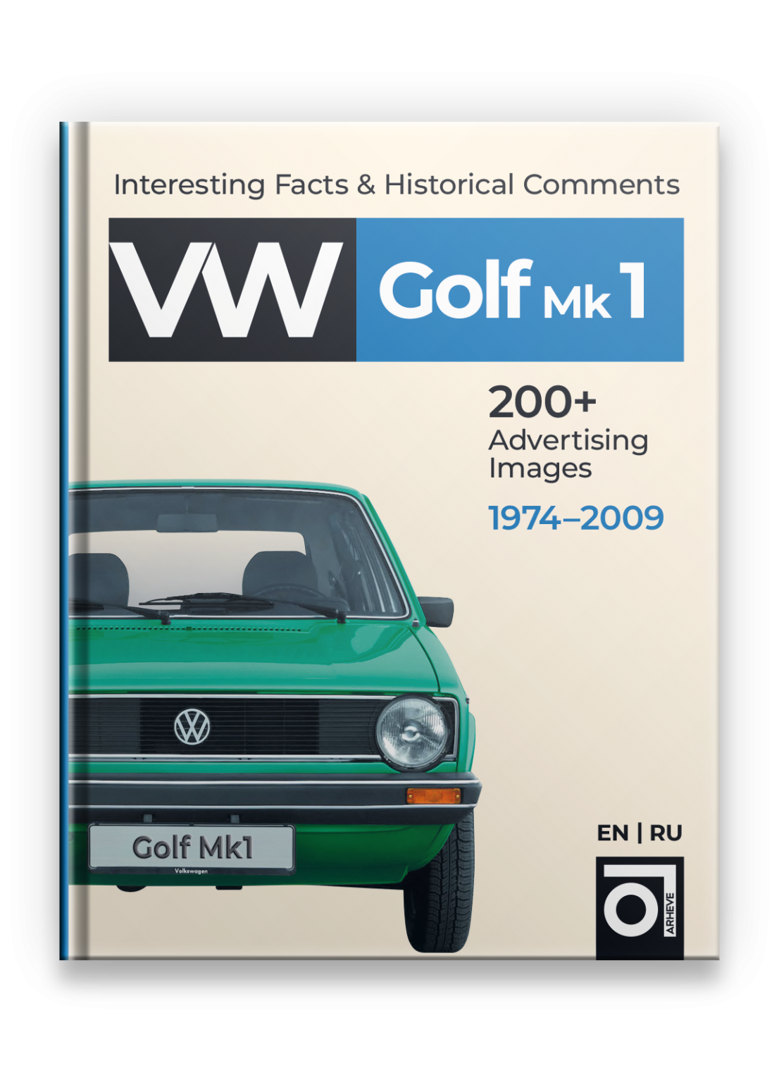 VW Golf Mk1 Hardcover book – Car’s history - Cars ARHEVE - Books about ...