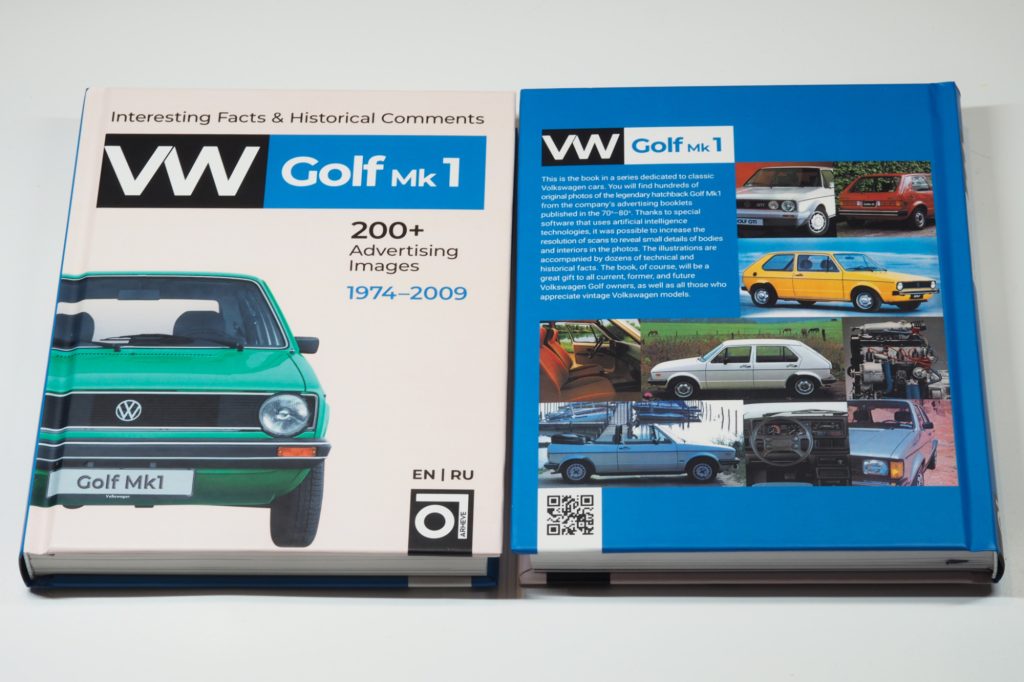 VW Golf Mk1 Hardcover book – Car’s history - Cars ARHEVE - Books about ...