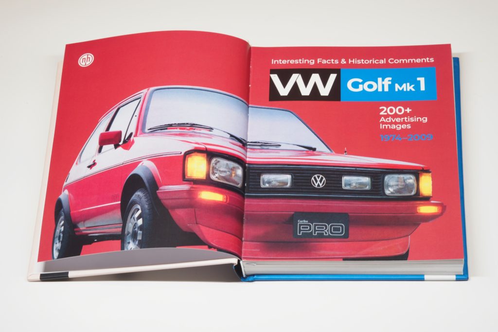 VW Golf Mk1 Hardcover book – Car’s history - Cars ARHEVE - Books about ...