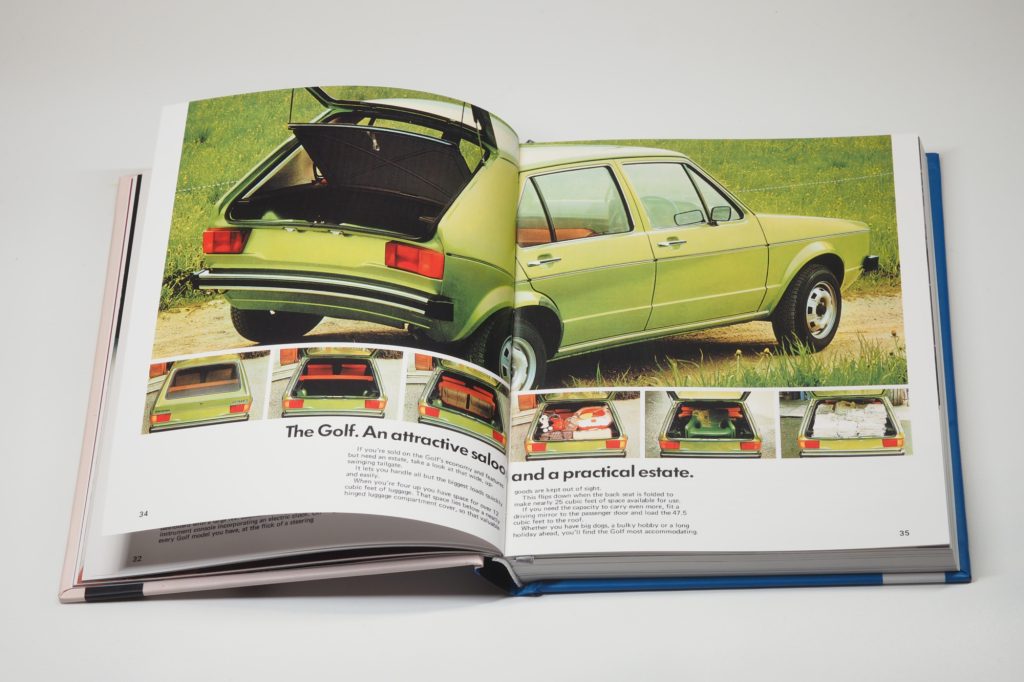 VW Golf Mk1 Hardcover book – Car’s history - Cars ARHEVE - Books about ...